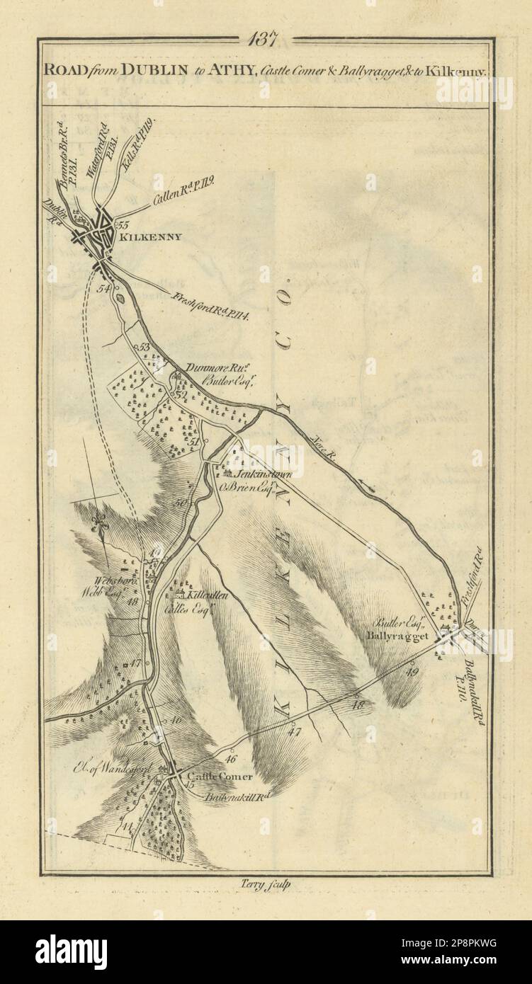 #137 Dublin to Athy, Castlecomer, Ballyragget & Kilkenny TAYLOR/SKINNER ...
