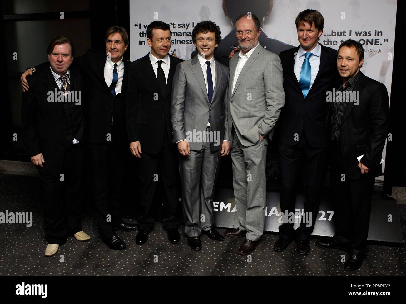 British actor Timothy Spall, from left to right, producer Andy Harries ...