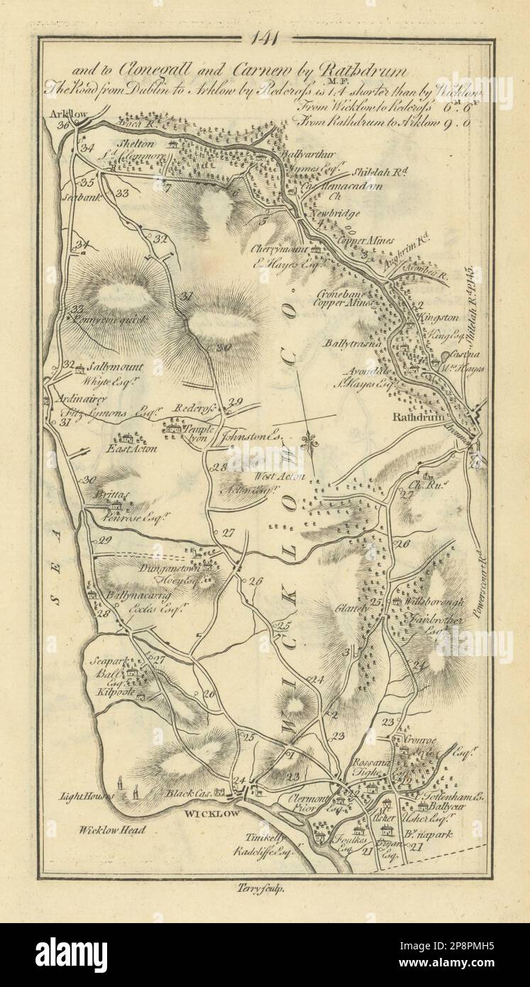 Map of rathdrum hi-res stock photography and images - Alamy