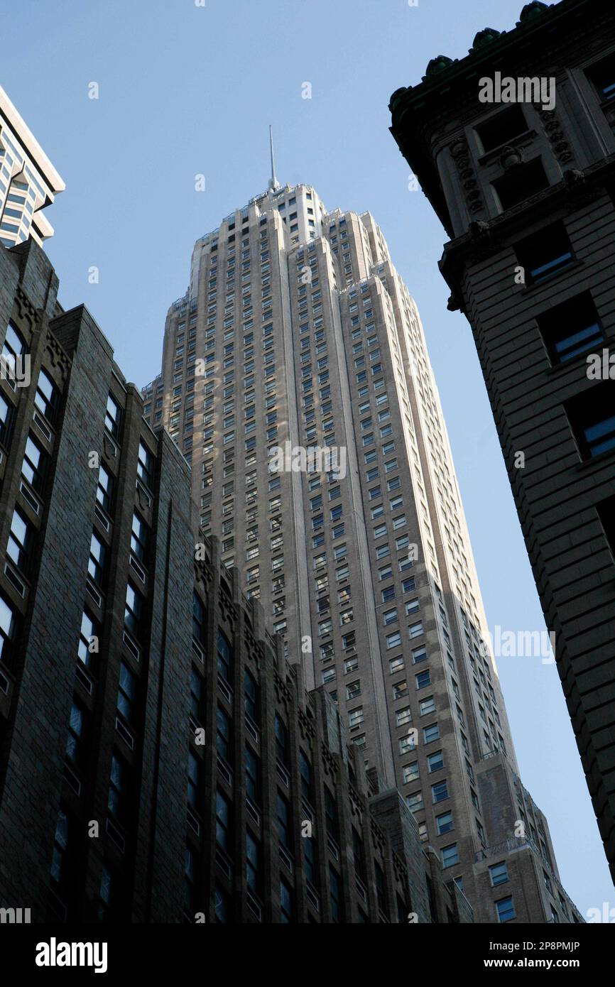 AIG's world headquarters is shown Wednesday, March 18, 2009 in New York ...