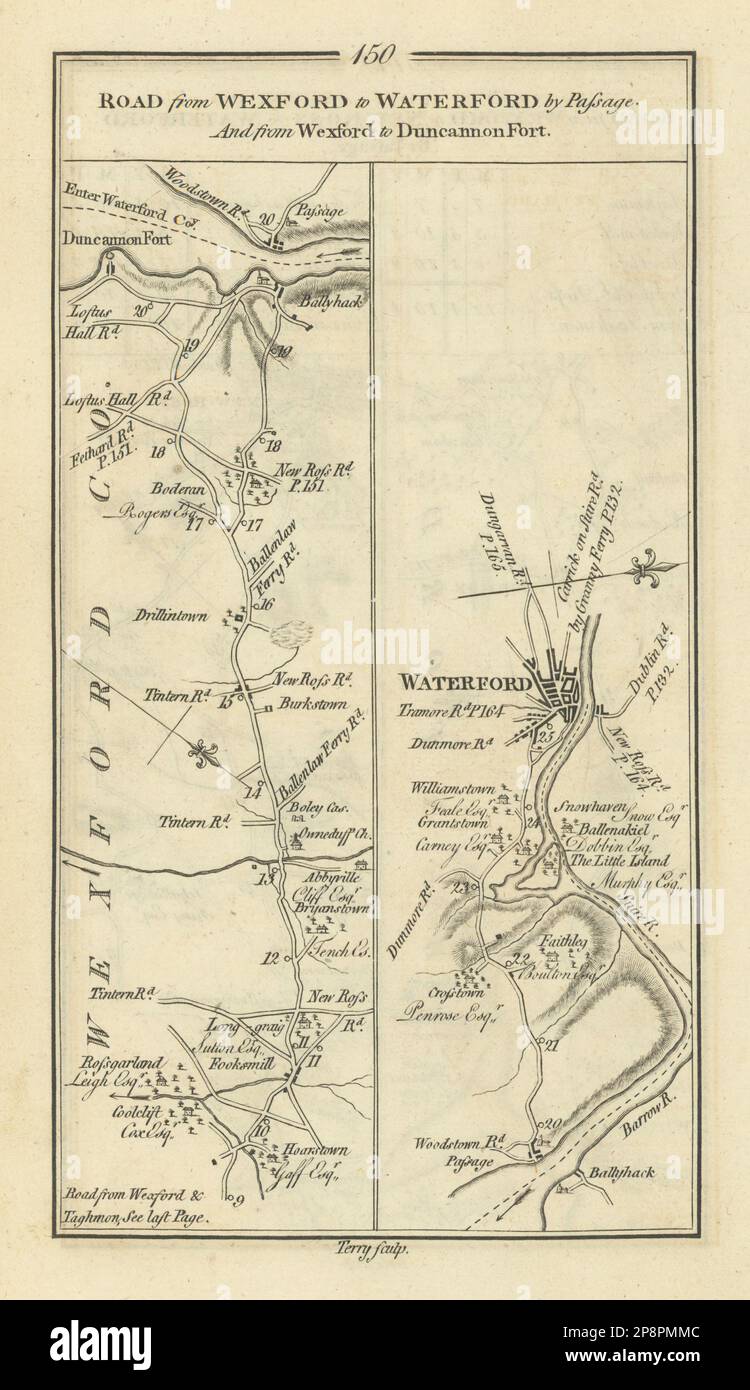 Map of duncannon hi-res stock photography and images - Alamy