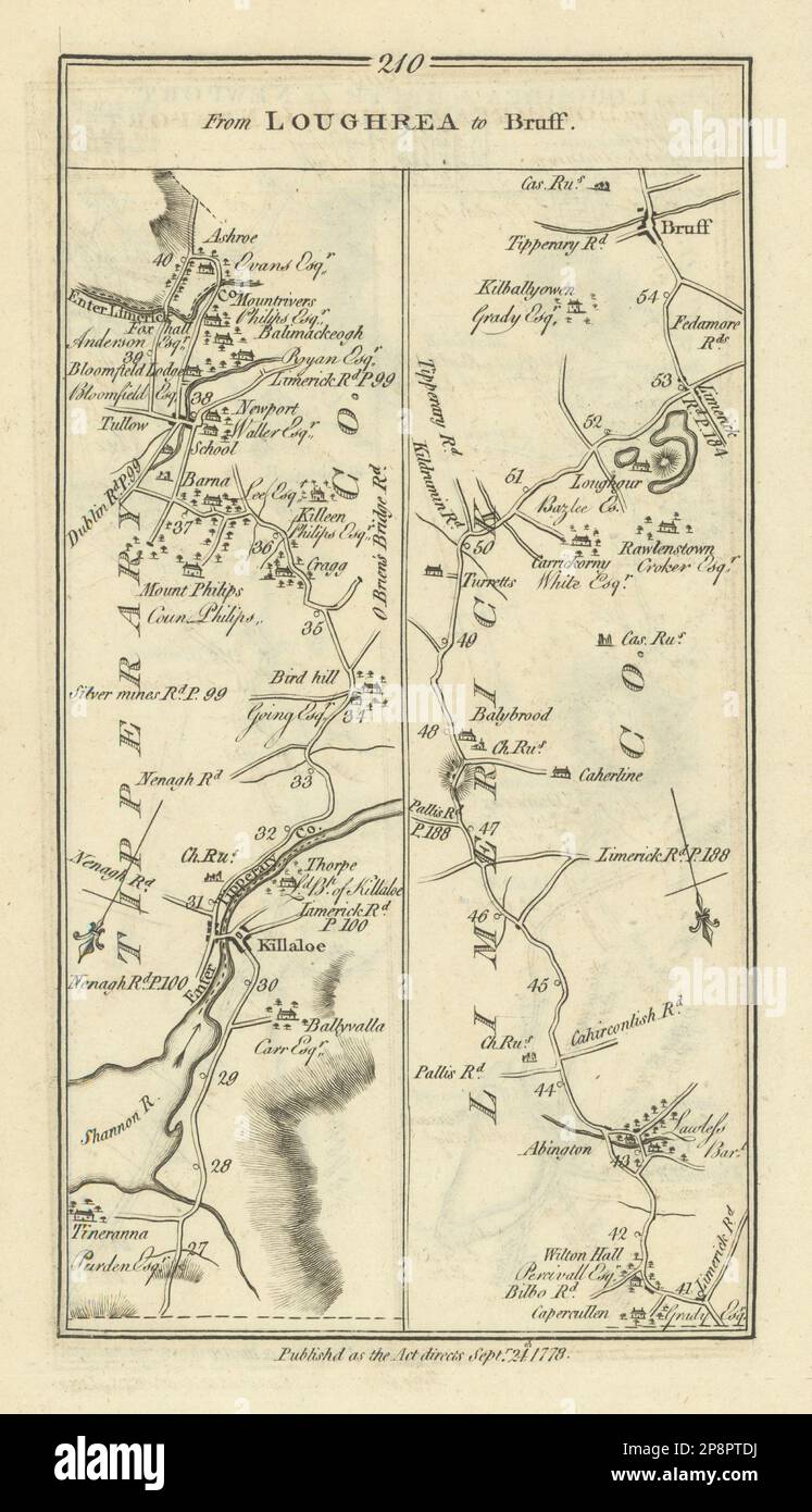 Map of killaloe hi-res stock photography and images - Alamy