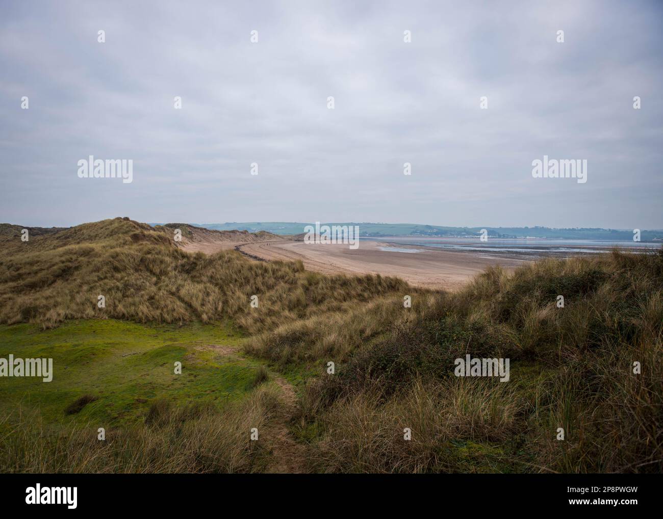 View of Crow Point, North Devon, England on a Winter day Stock Photo ...