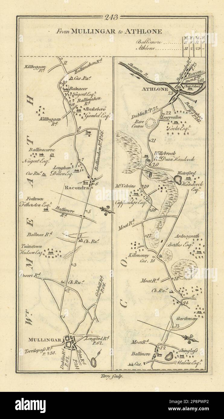 Westmeath map ireland hi-res stock photography and images - Alamy