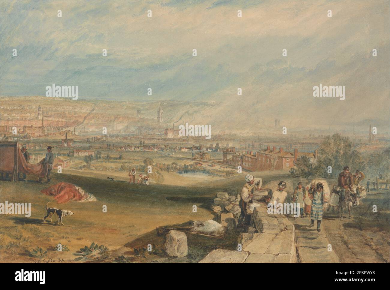 Leeds 1816 by Joseph Mallord William Turner Stock Photo - Alamy