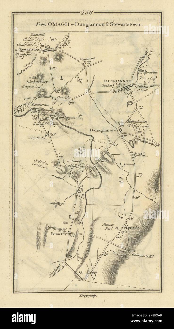 Map of dungannon hi-res stock photography and images - Alamy