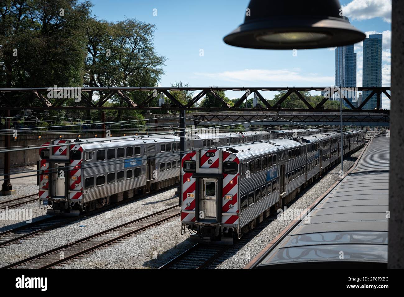 Chicago trainyard hi-res stock photography and images - Alamy
