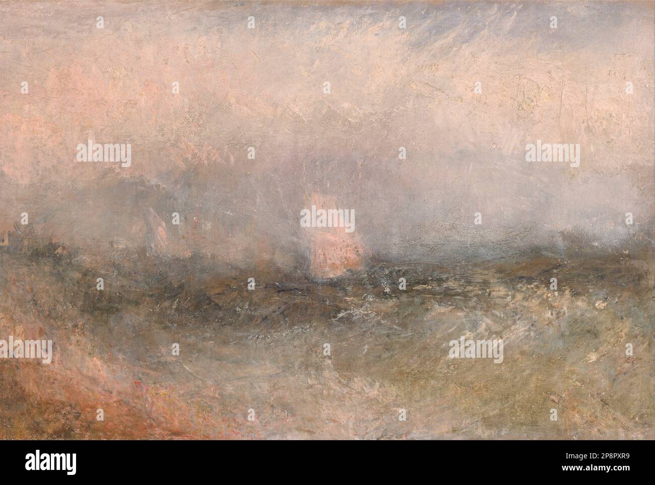 Off the Nore between 1840 and 1845 by Joseph Mallord William Turner ...