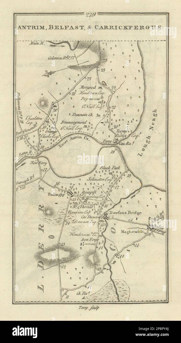 #279 Lough Beg/Neagh Magherafelt Castledawson Bellaghy. TAYLOR/SKINNER ...