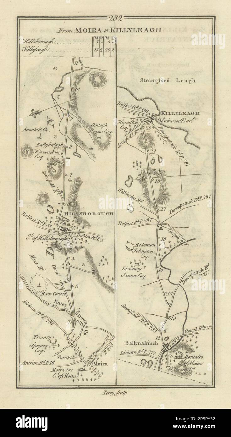 Map of moira hi-res stock photography and images - Alamy