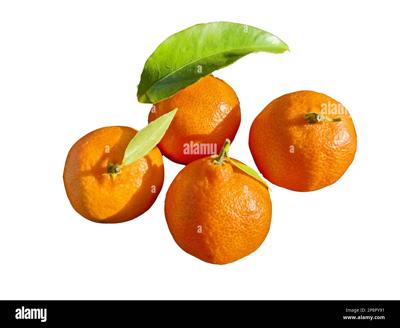 clementines fruits isolated on white background Stock Photo - Alamy