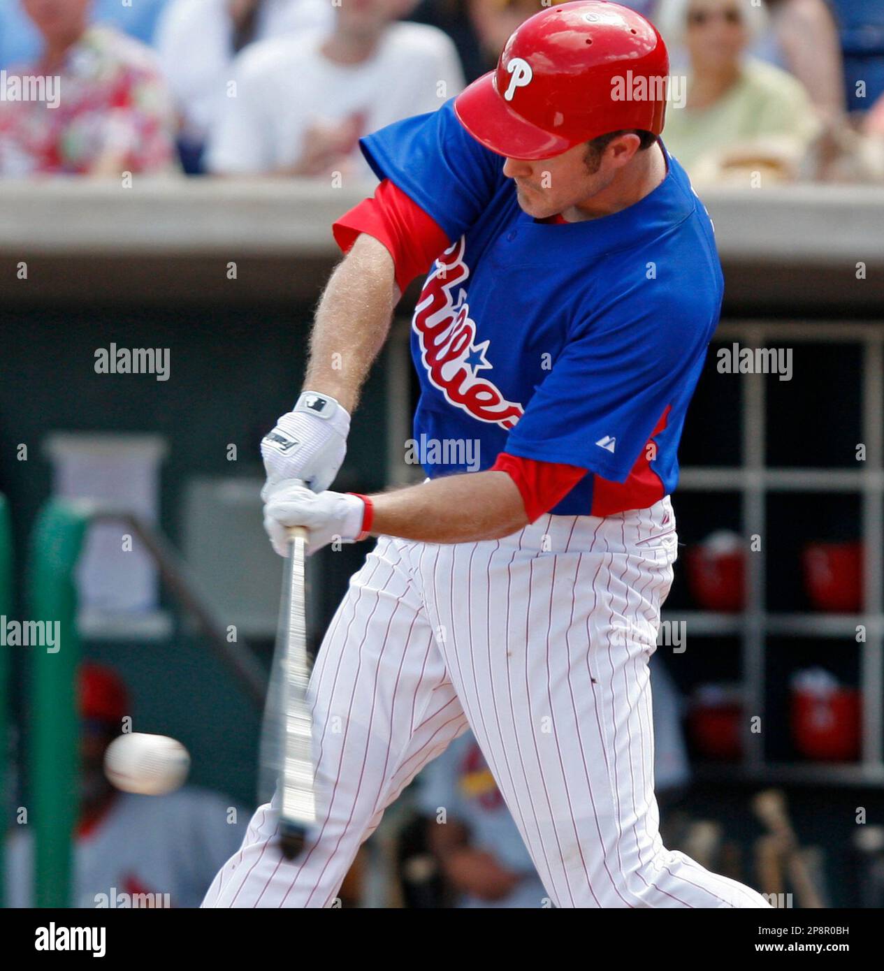 Philadelphia Phillies' Chase Utley grounds out to first in the third ...