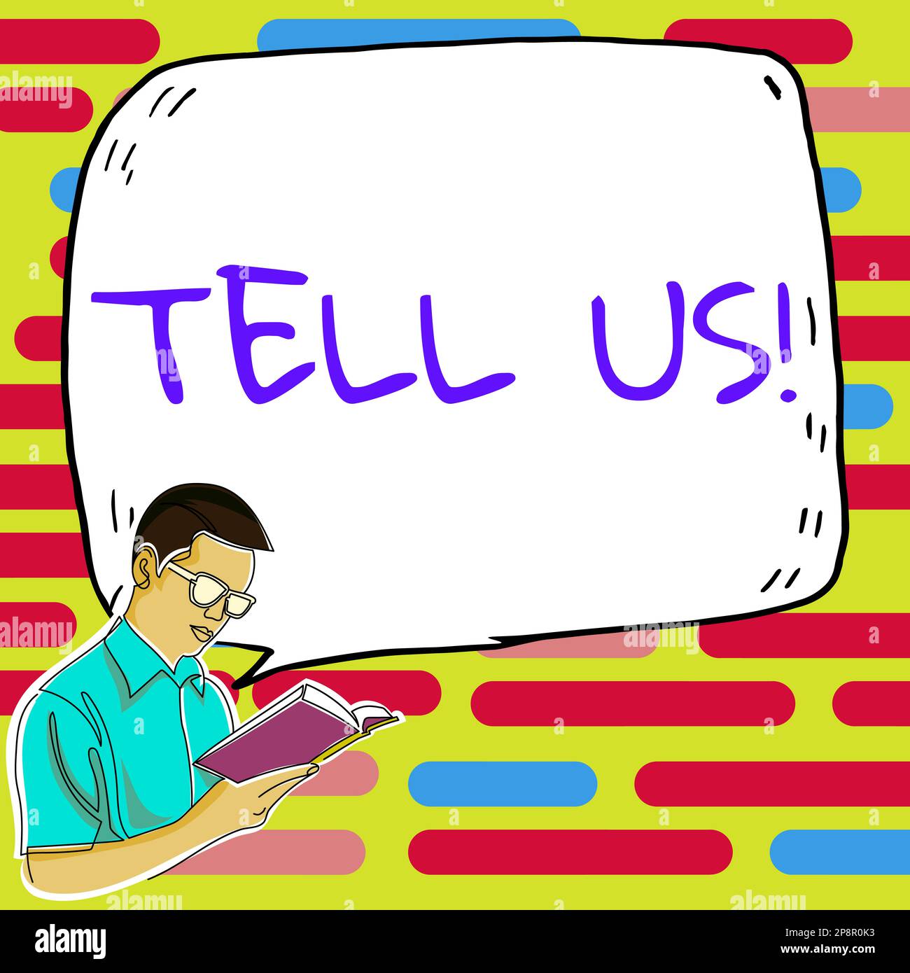 Sign displaying Tell Us. Business showcase communicate information to ...