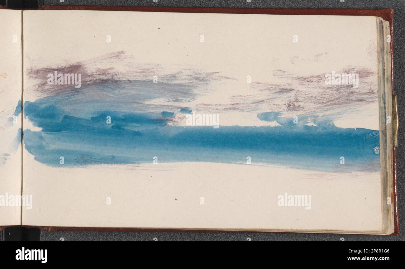 The Channel Sketchbook circa 1845 by Joseph Mallord William Turner Stock Photo - Alamy