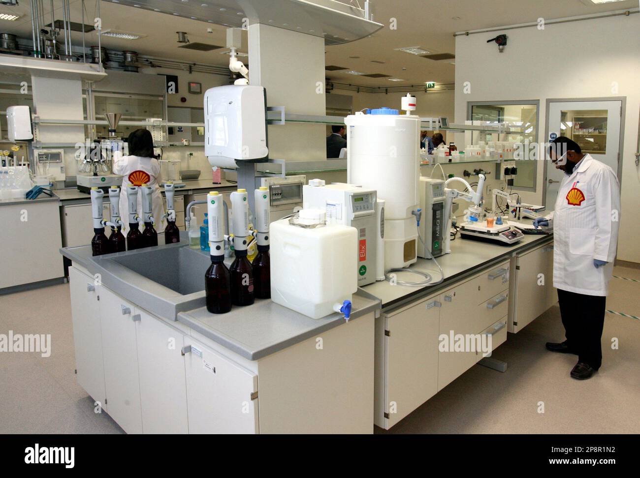 One of the research laboratories at Qatar Shell Research and Technology ...