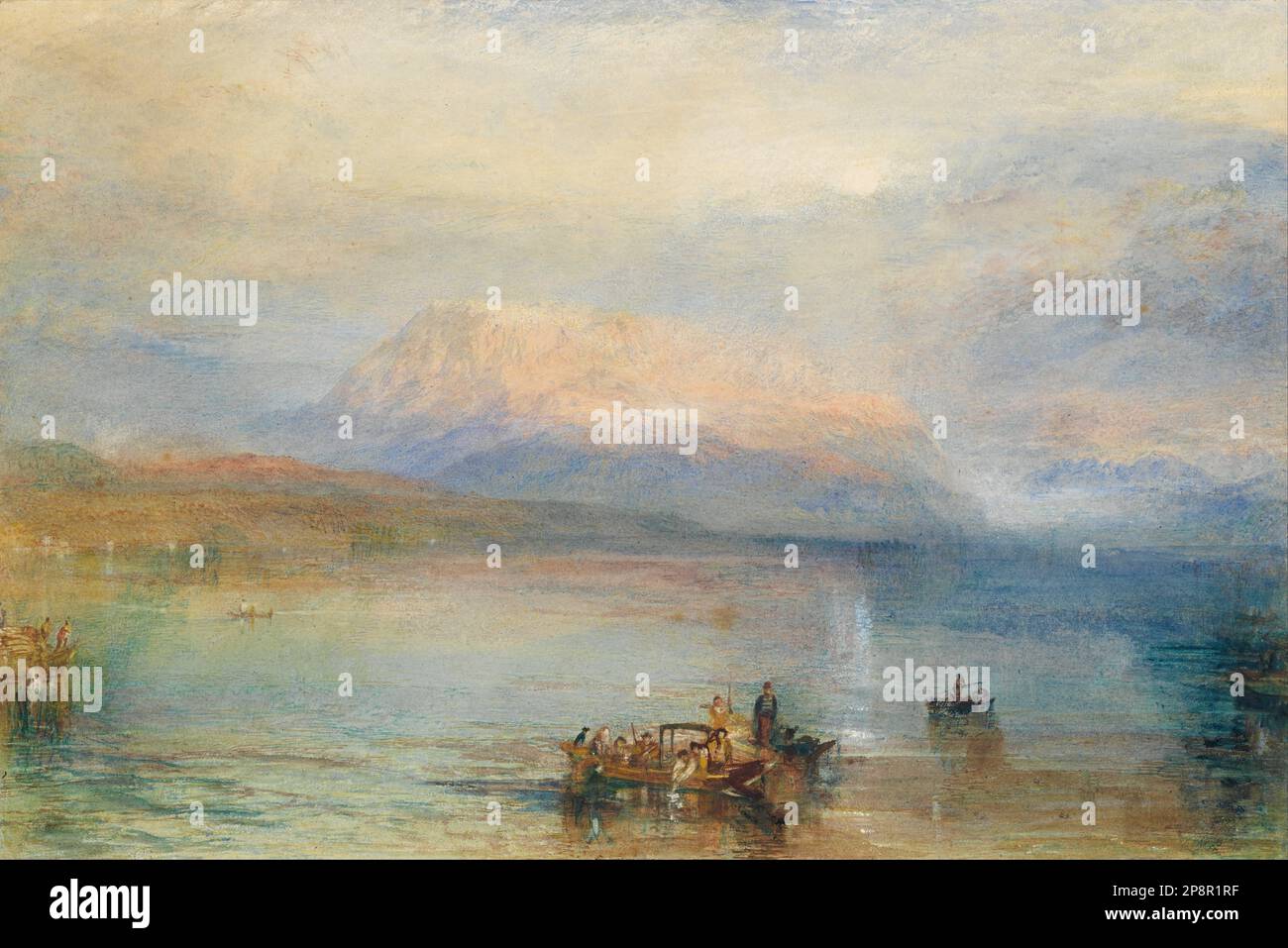 The Red Rigi 1842 by Joseph Mallord William Turner Stock Photo - Alamy