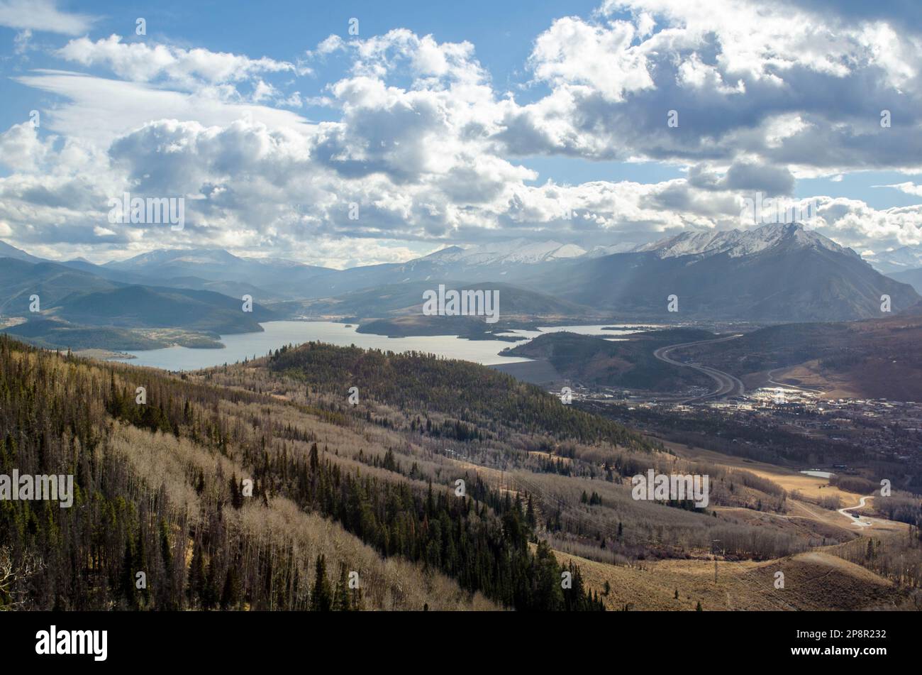 View of Lake Dillon from Ptarmagin Trail, Colorado, USA Stock Photo - Alamy