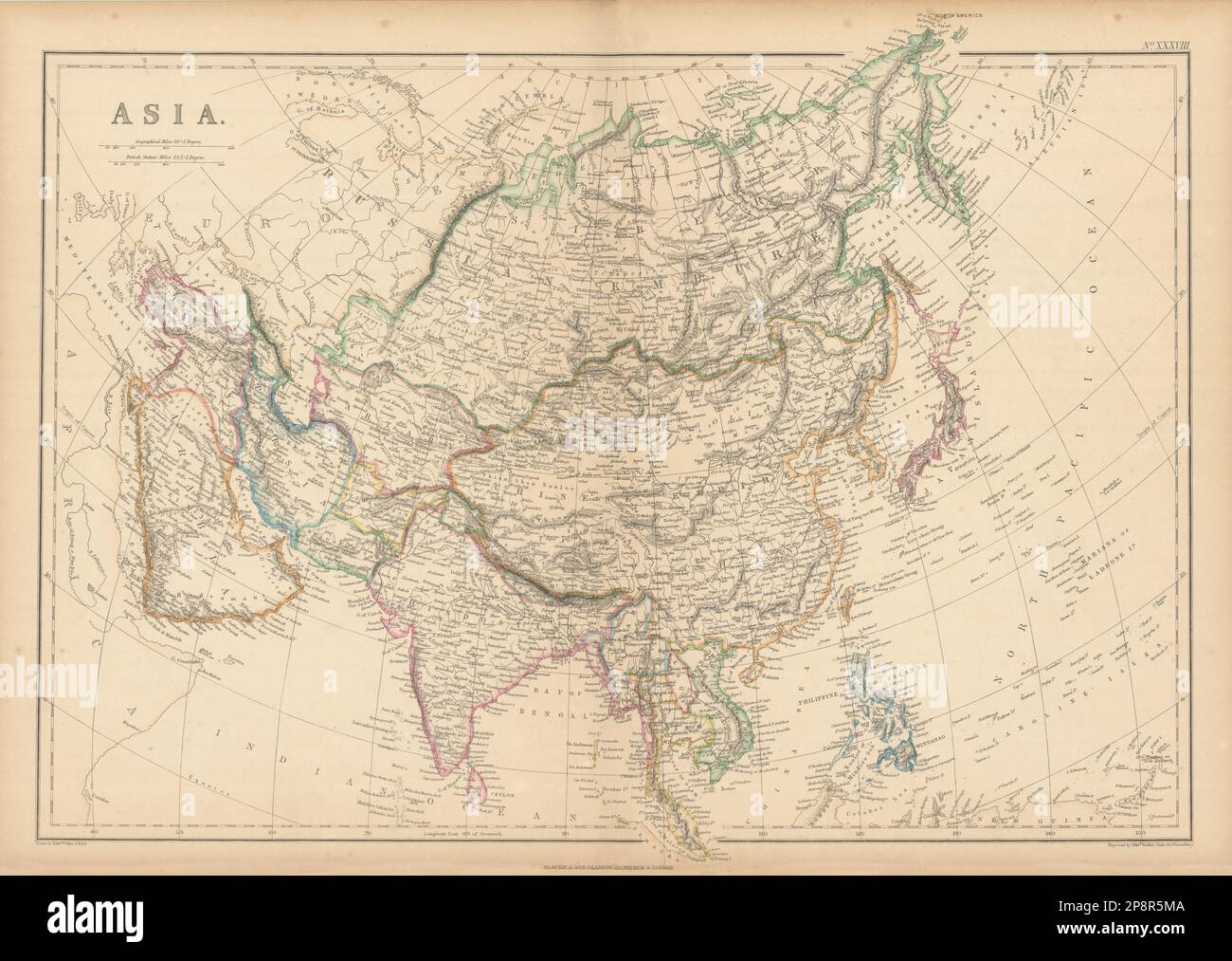 Asia by Edward Weller. Abou Thubbi/Abu Dhabi. Independent Kashmir 1859 ...