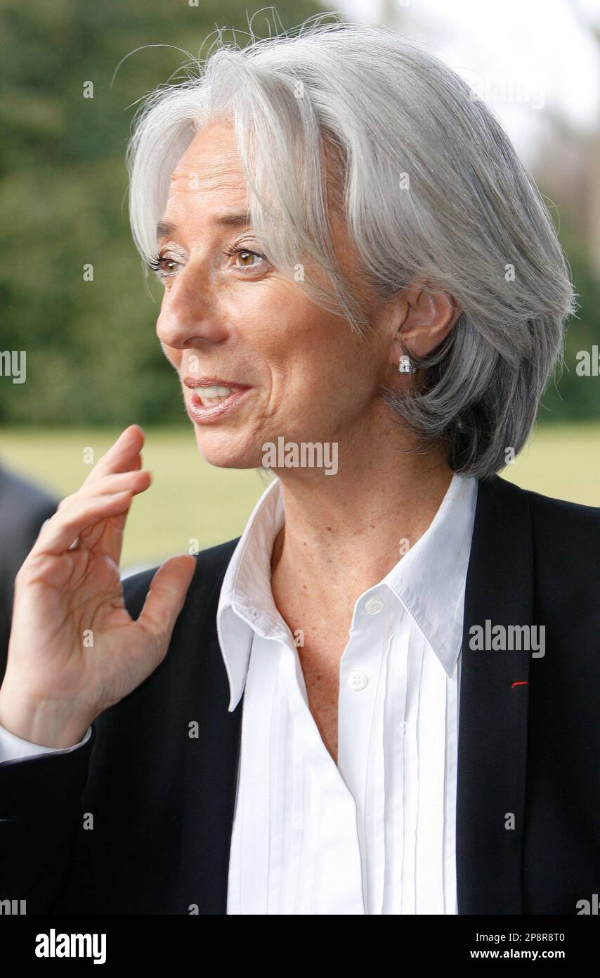 France's Finance Minister Christine Lagarde arrives prior to the G20 ...