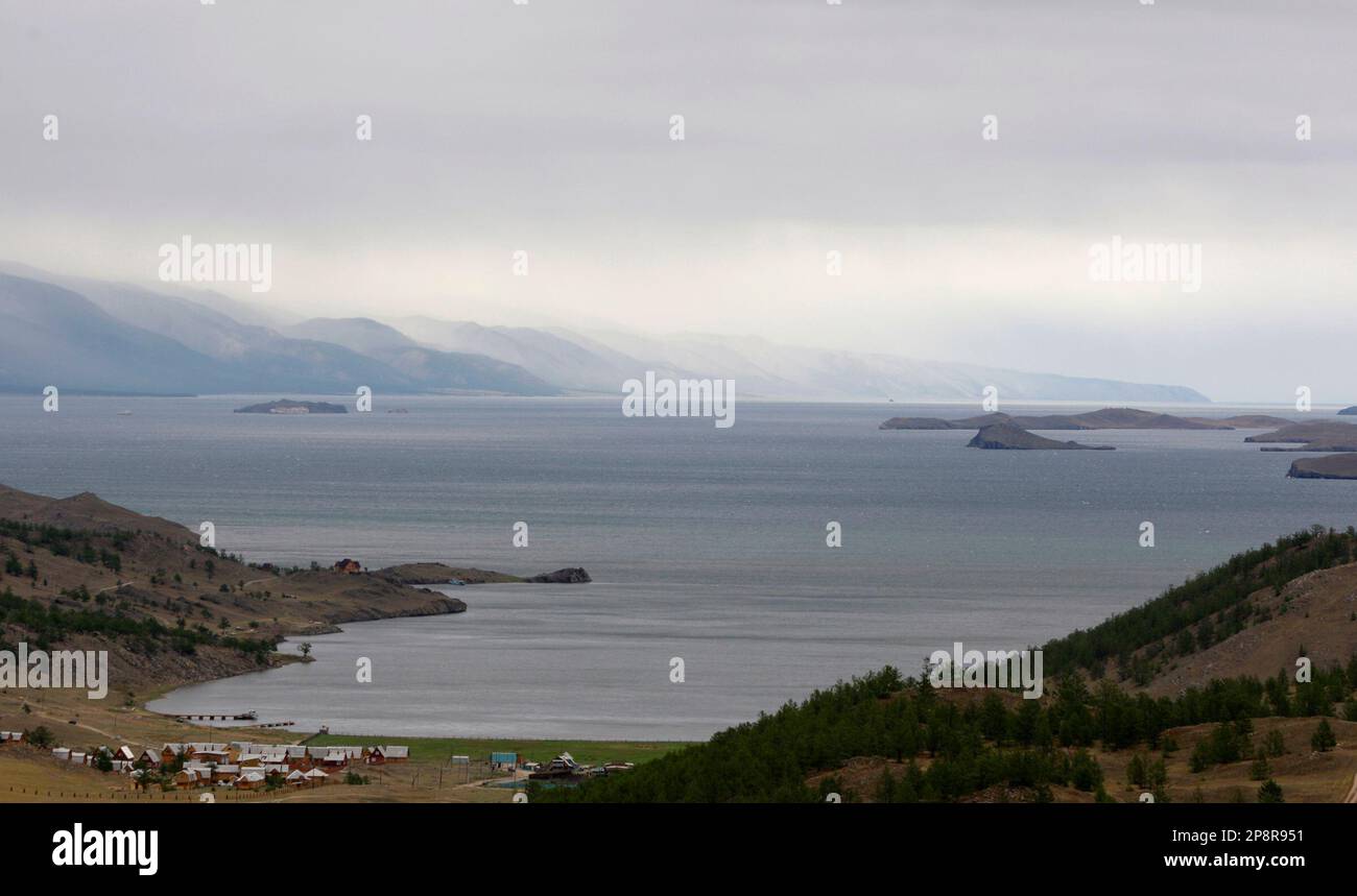 ** FILE ** In this June 11, 2008 file photo, Lake Baikal is seen in the ...