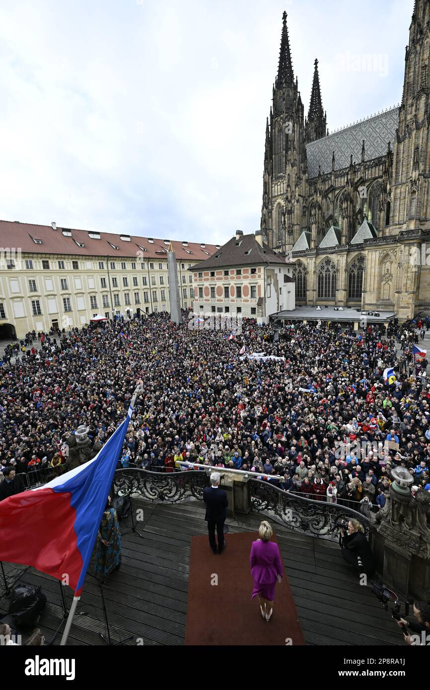 Prague, Czech Republic. 09th Mar, 2023. New Czech President Petr Pavel ...