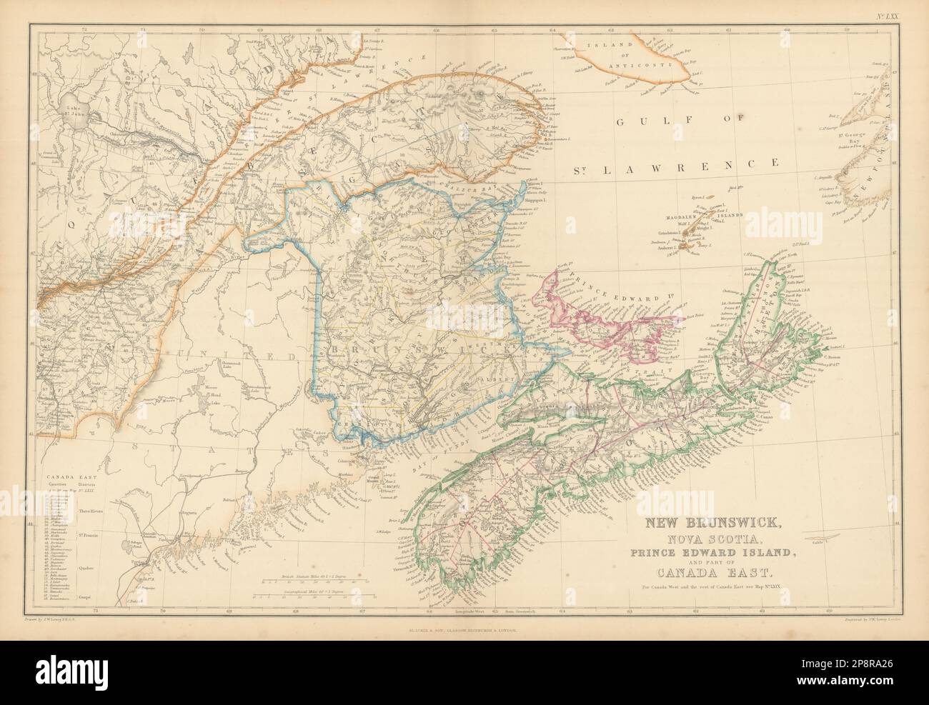 New Brunswick, Nova Scotia, Prince Edward Island &… Canada East. LOWRY ...