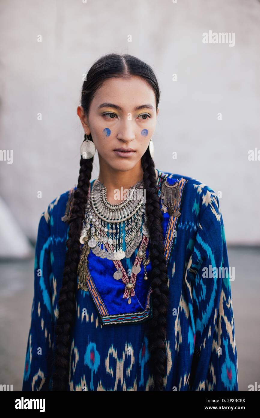 Kazakh clothing, worn by the Kazakh people, is often made of materials ...