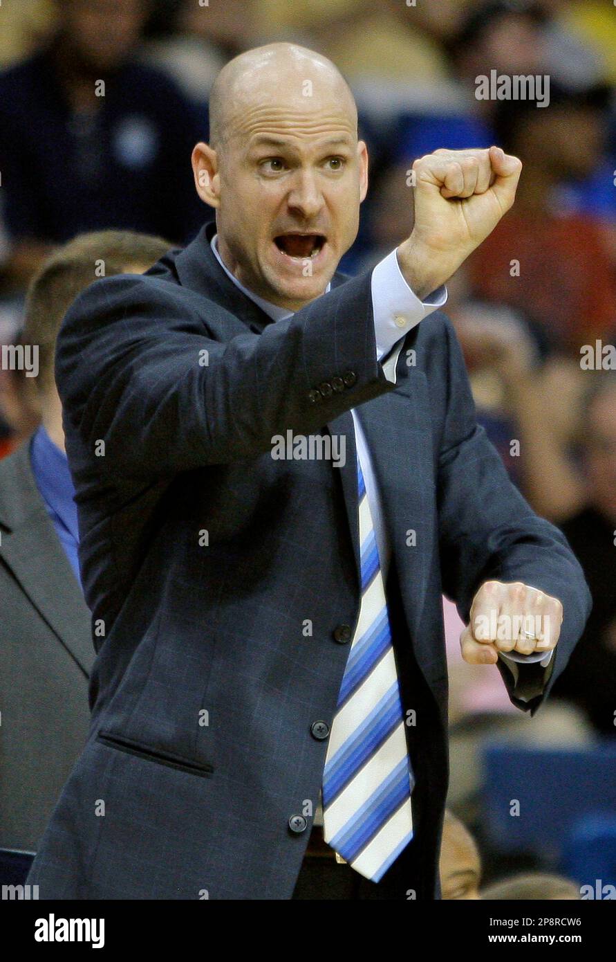 Mississippi head coach Andy Kennedy calls in a play during the second ...