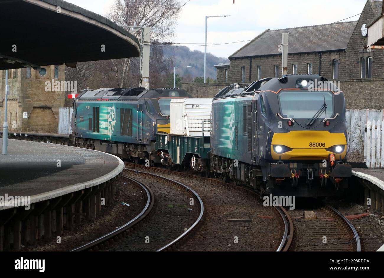 Direct Rail Services class 88 Juno and class 68 Fearless locos top and ...