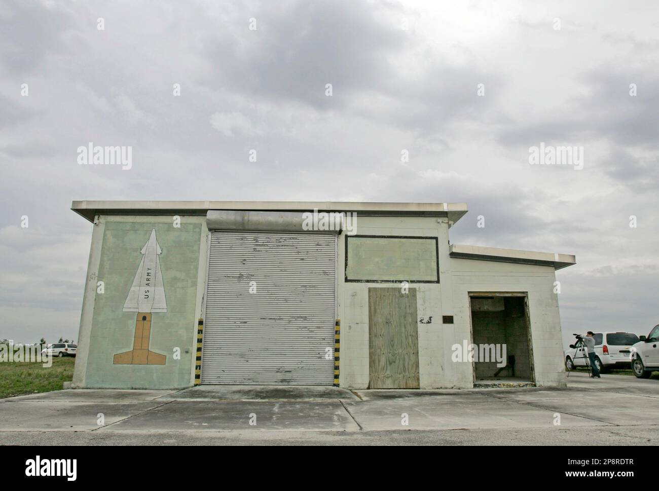 A missile assembly building, part of a closed Nike Hercules Missile ...