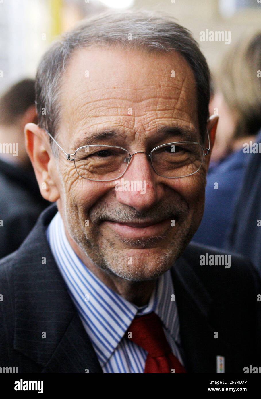 EU Foreign Policy leader Javier Solana smiles as he arrives for the ...