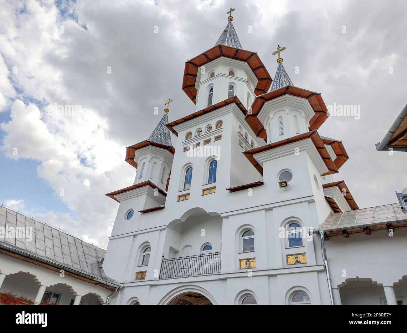 Holy Cross orthodox Monastery in Oradea, Romania Stock Photo - Alamy