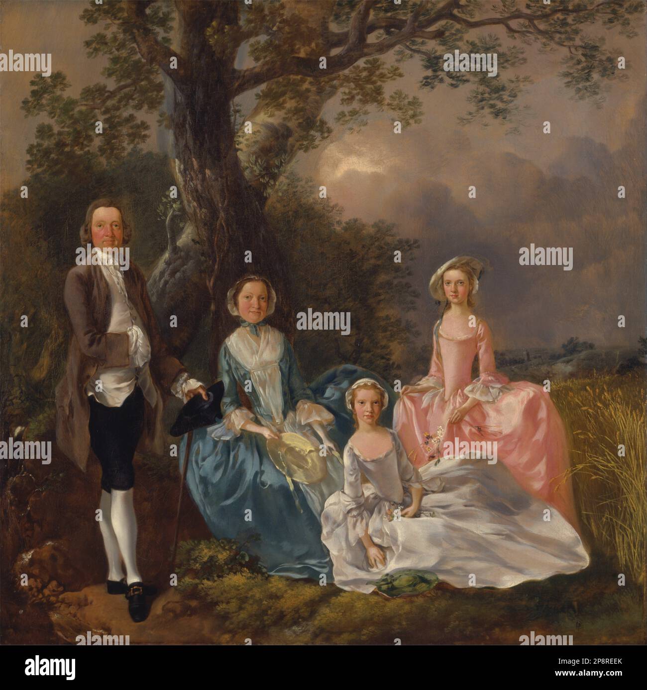 John and Ann Gravenor, with their daughters circa 1754 by Thomas ...