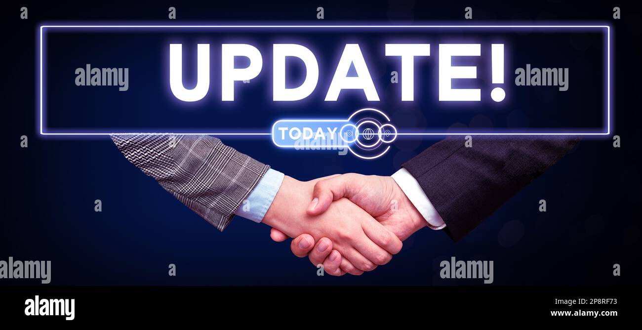 Conceptual display Update. Concept meaning Make something more modern Adding new facts Changing ...