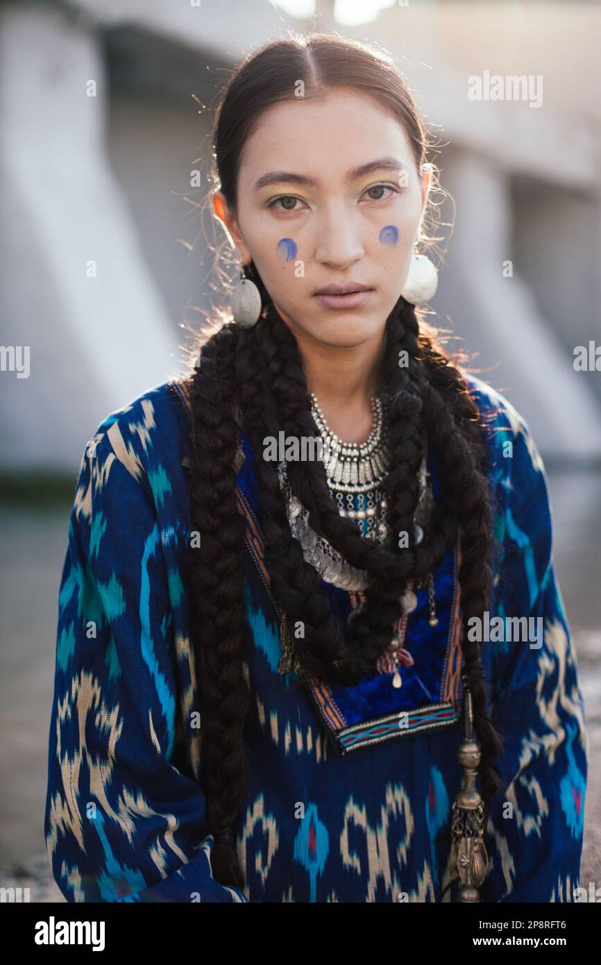 Kazakh clothing, worn by the Kazakh people, is often made of materials ...
