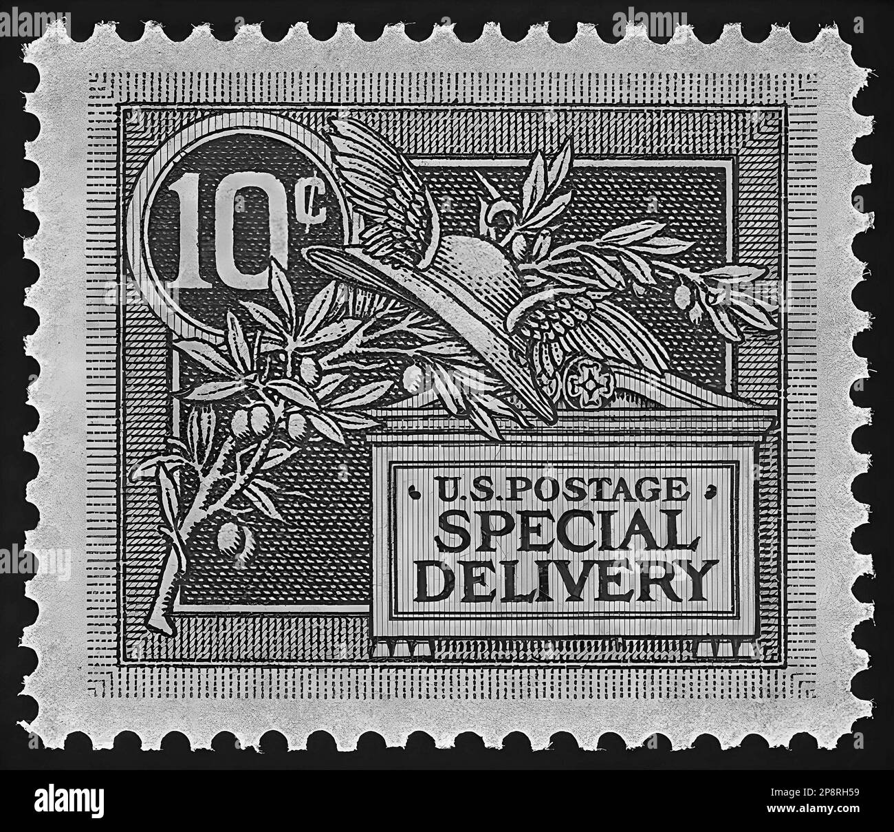 Philatelic postage stamp Black and White Stock Photos & Images - Alamy
