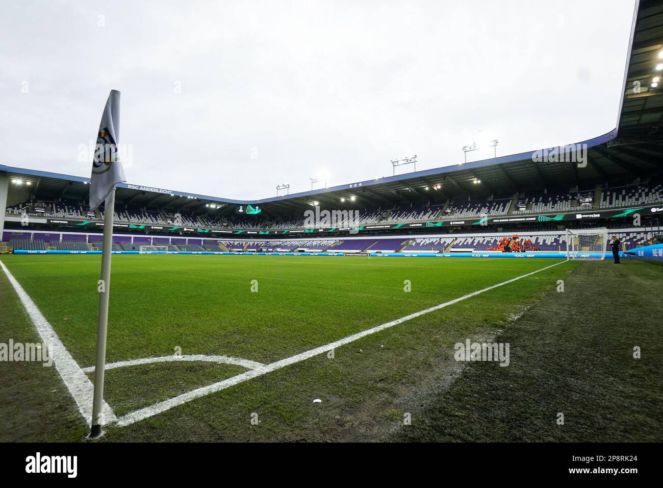 BRUSSELS, BELGIUM - MARCH 9: An interior overview of the Lotto Park ...