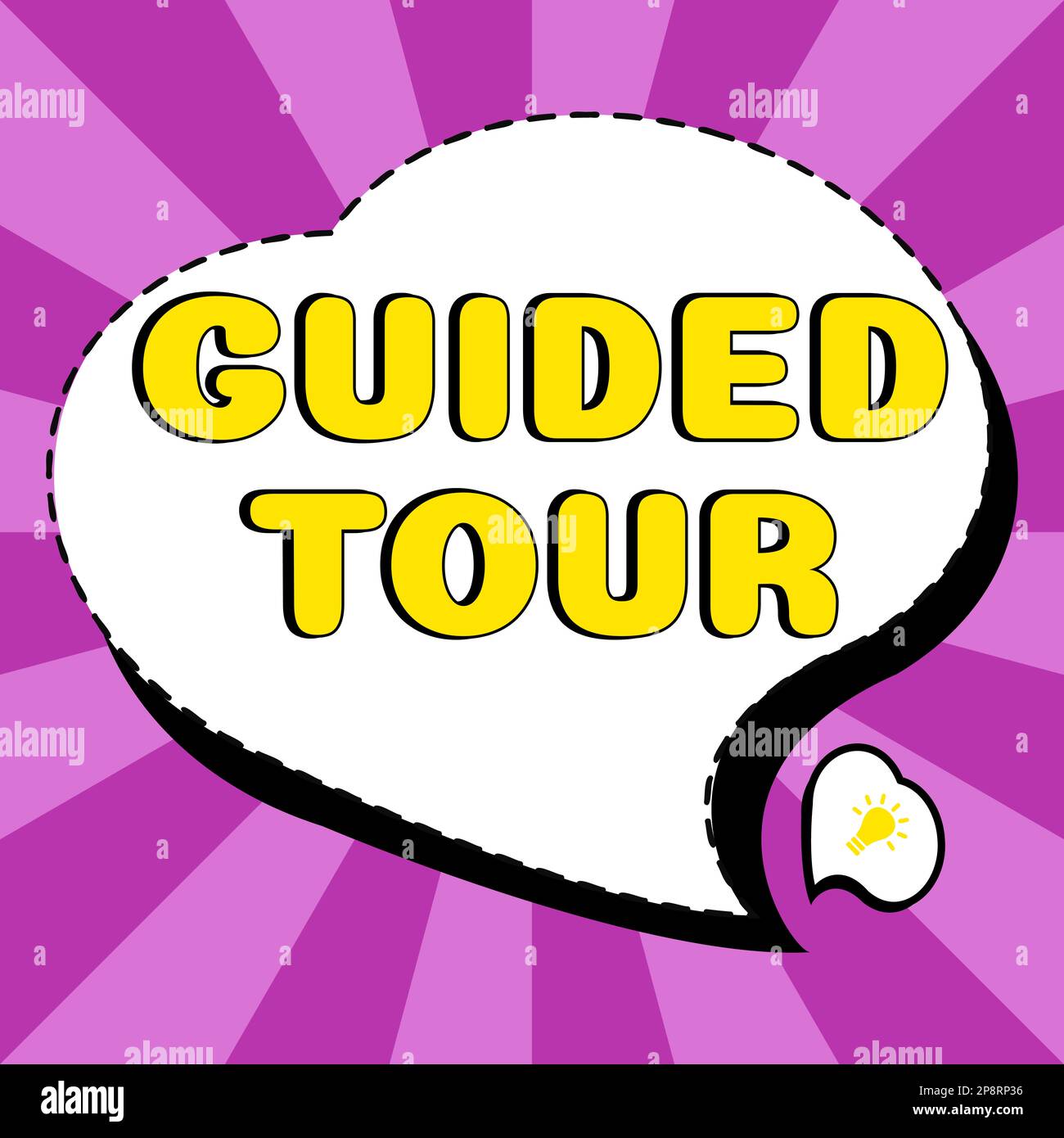 Text sign showing Guided Tour. Conceptual photo advice or information ...