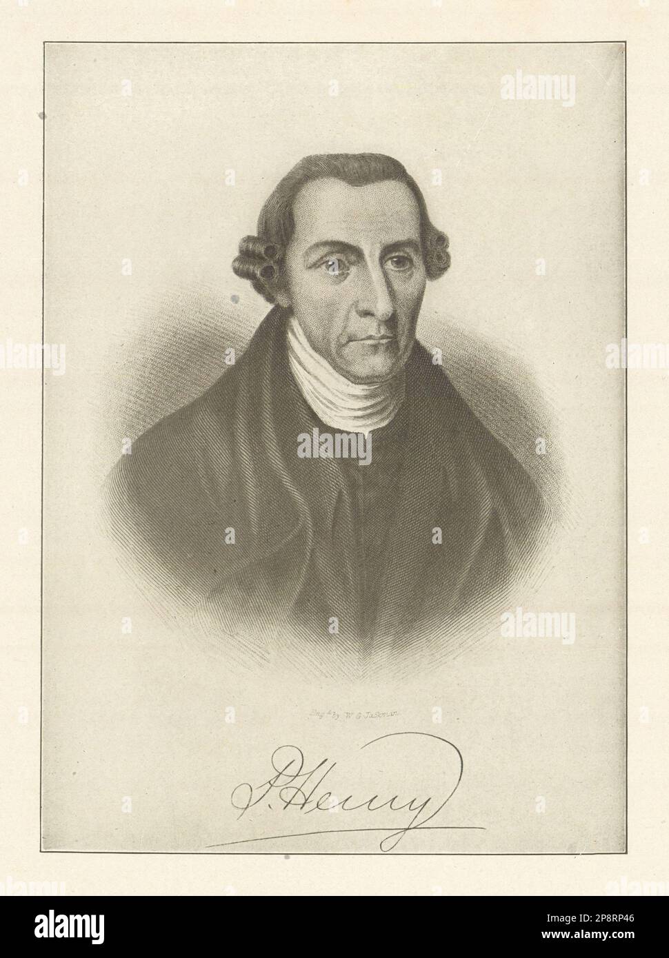 P. Henry. Portraits 1907 old antique vintage print picture Stock Photo ...