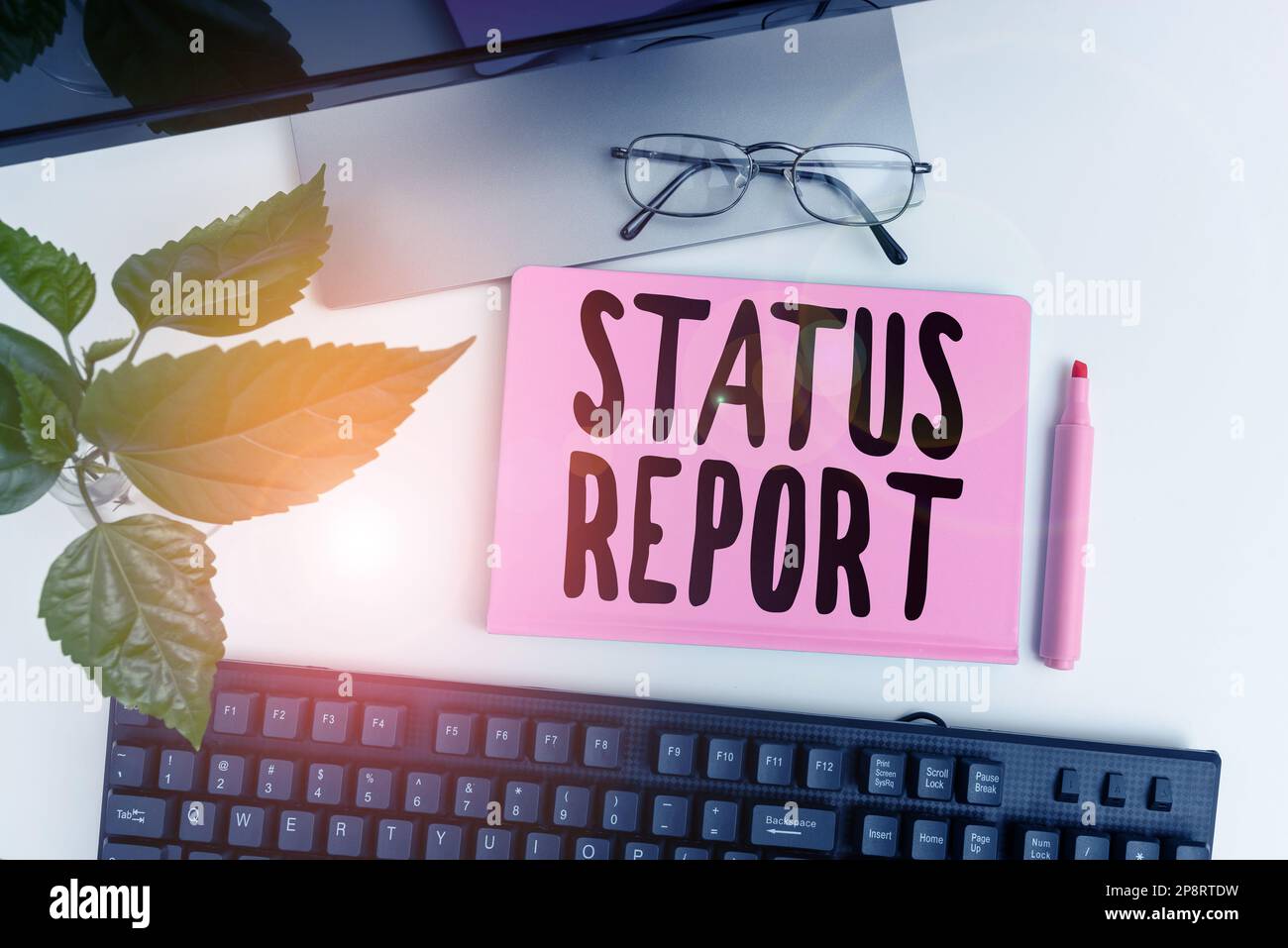 Text Showing Inspiration Status Report Conceptual Photo Update Summary Of Situations As Of A