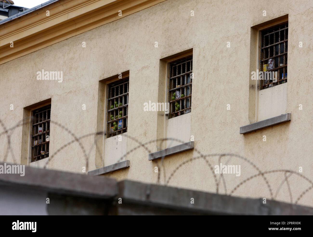 Outside view of the prison St. Poelten, where Josef Fritzl is locked up ...