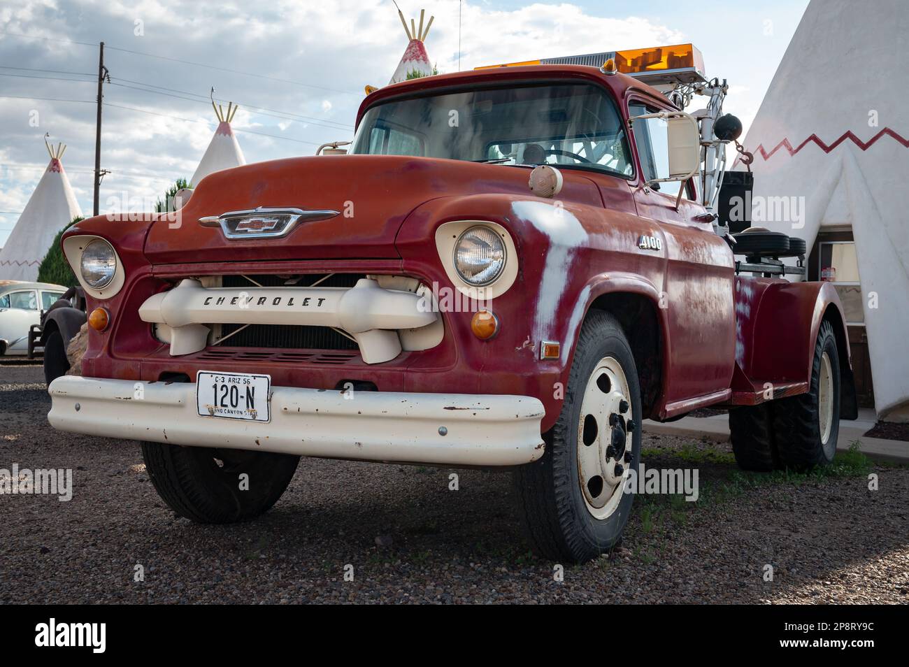 Vintage route 66 postcard hi-res stock photography and images - Alamy