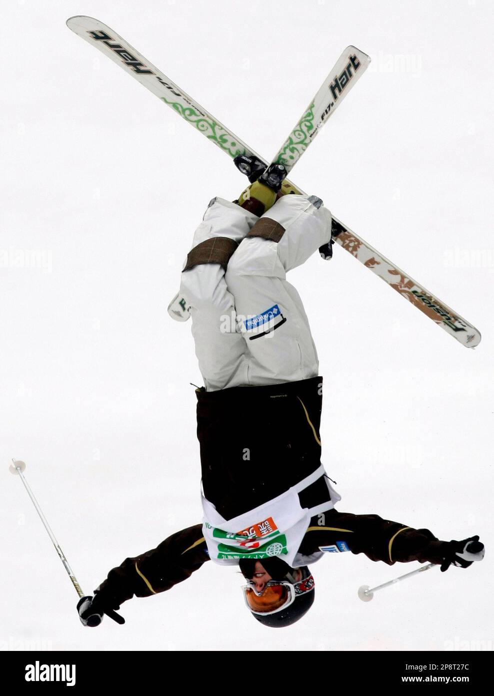 Jennifer Heil of Canada performs during the women's dual moguls of the ...