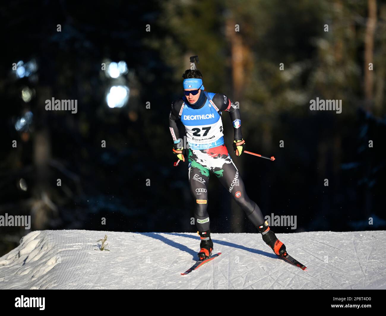 Tommaso Giacomel of Italy in action during the men's 20km individual ...