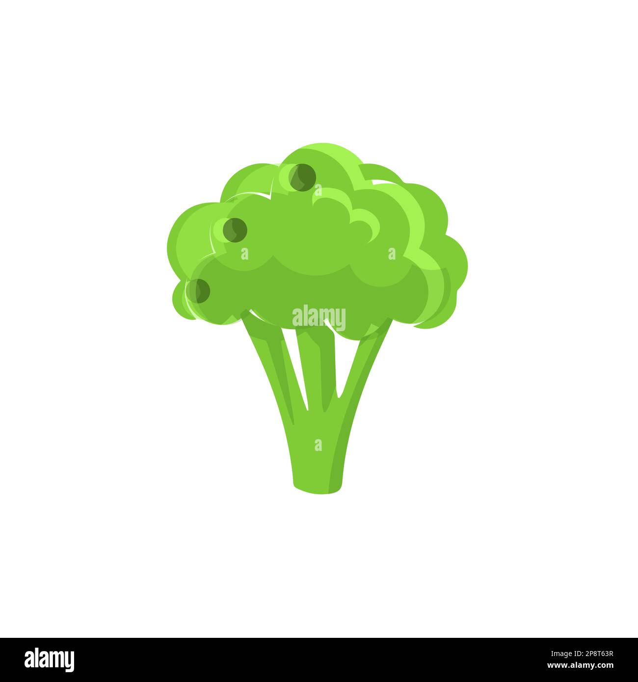 Broccoli Icon vector. Broccoli vegetable fresh farm healthy food ...