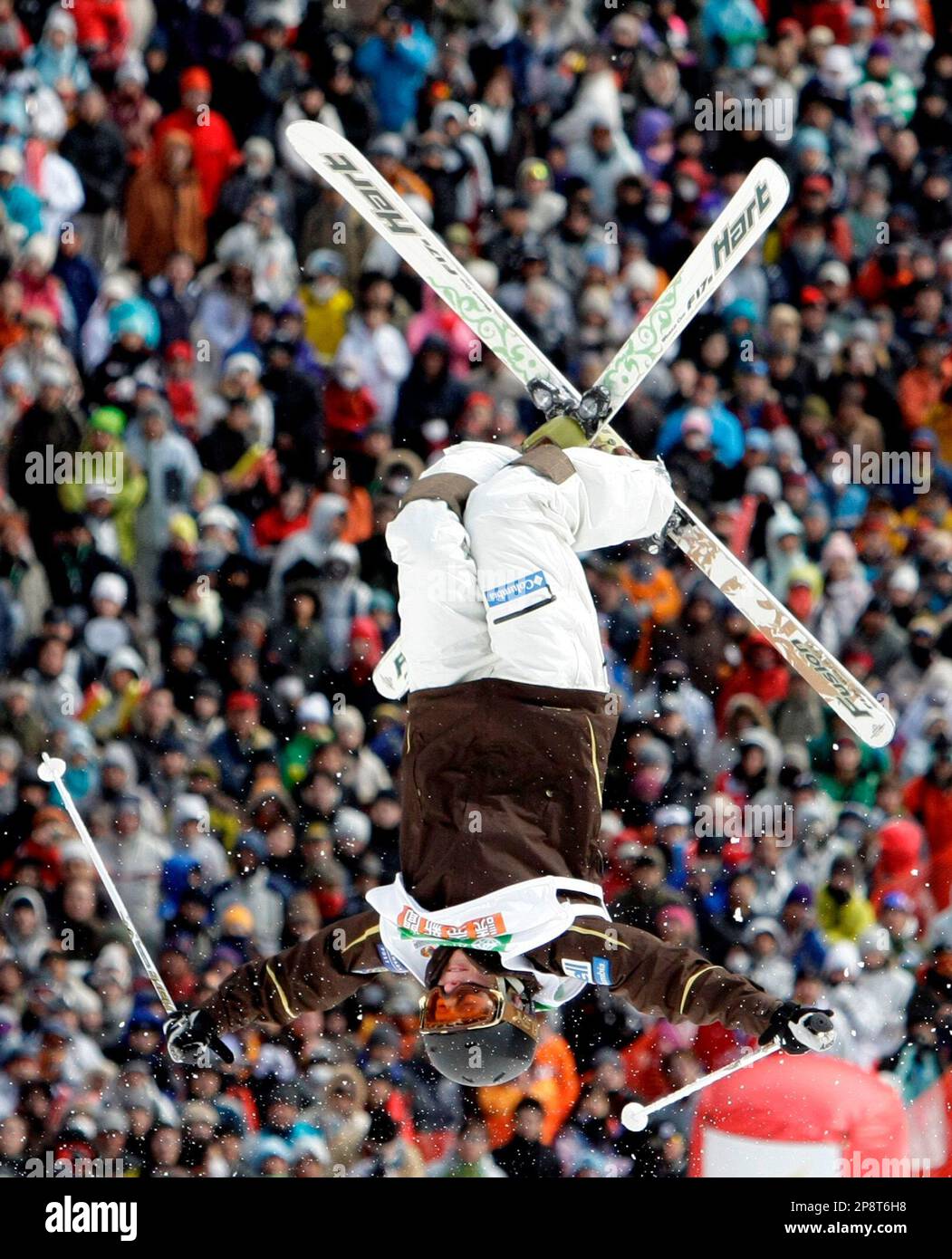 Silver medalist Jennifer Heil of Canada performs during the women's ...