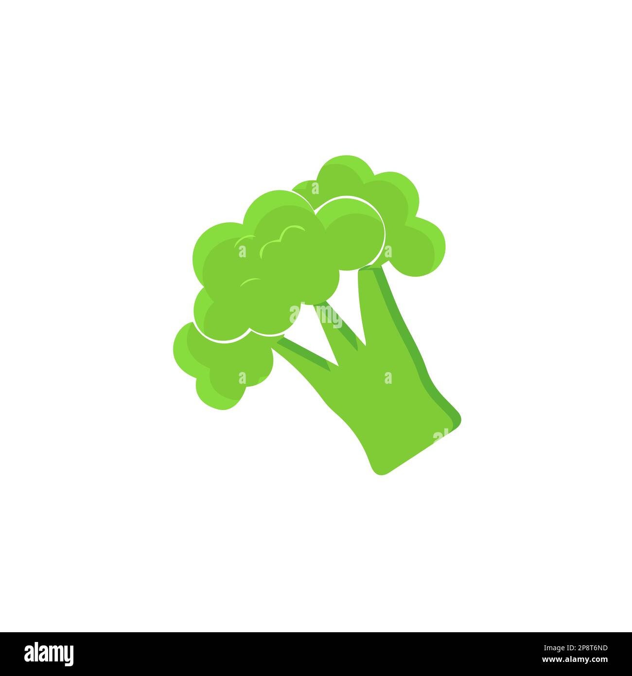 Broccoli Icon vector. Broccoli vegetable fresh farm healthy food ...