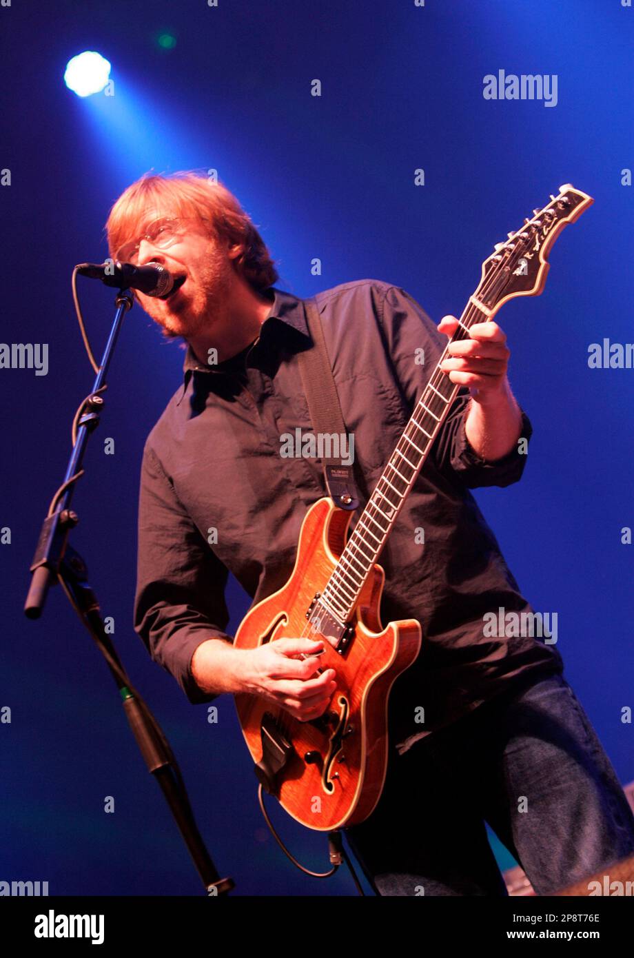 Trey Anastasio of the group Phish performs for the first time in five ...