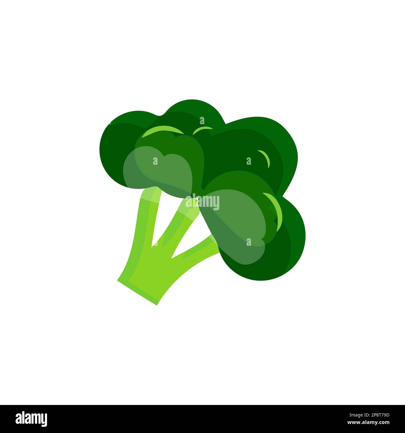 Broccoli Icon vector. Broccoli vegetable fresh farm healthy food ...