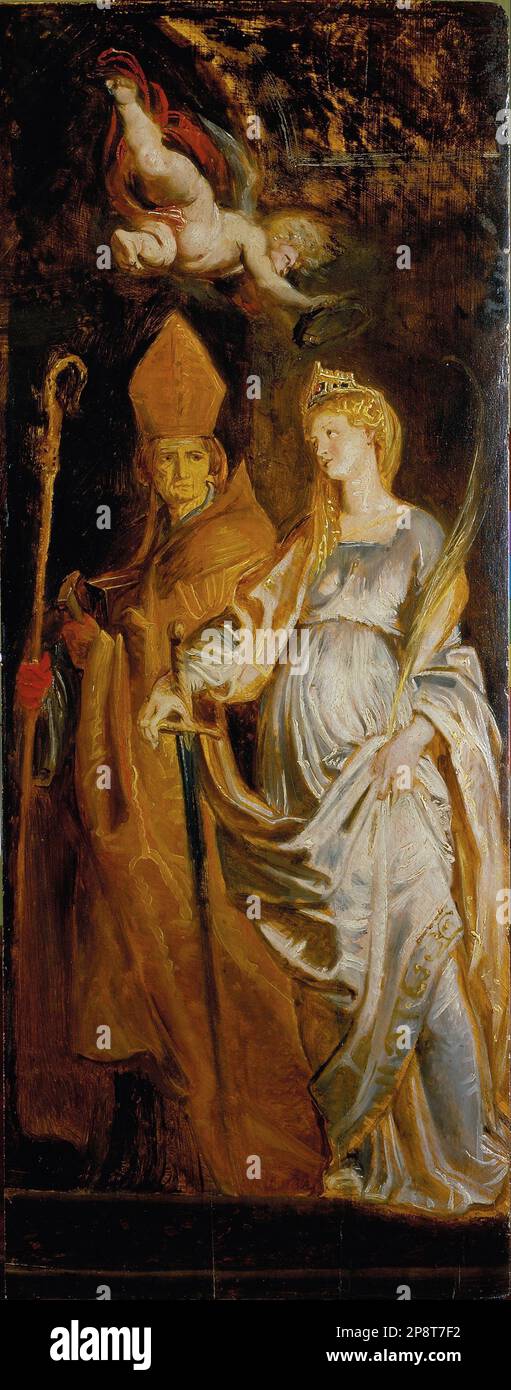 Saints Amandus and Walburga; Saints Catherine of Alexandria and Eligius ...